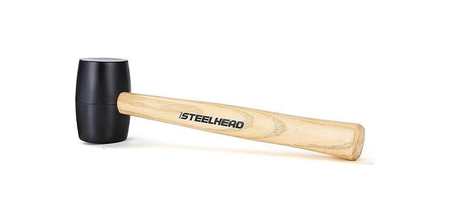 STEELHEAD 3-Pc Wood Handle Rubber Mallet
