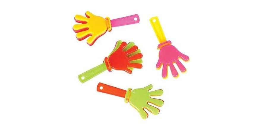144 Mini Hand Clappers / Clakkers
