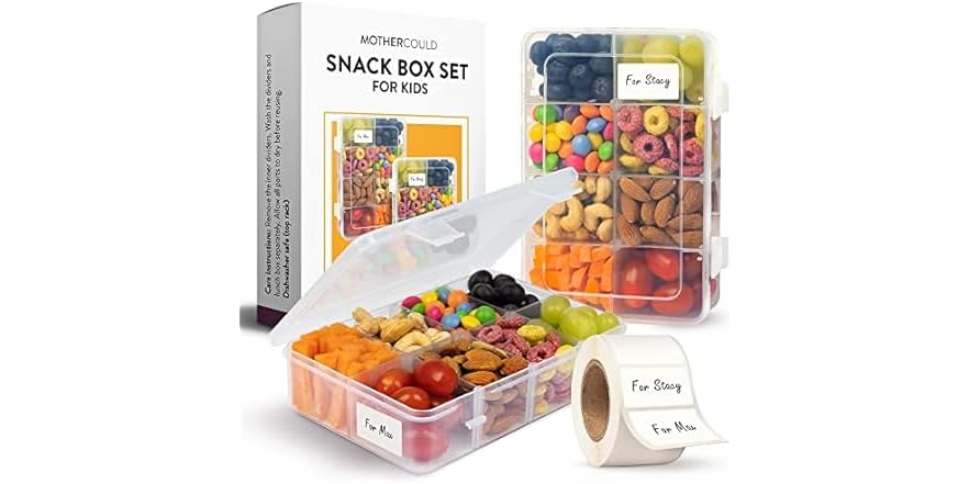 Mothercould Snack Box Set for Kids 2pk