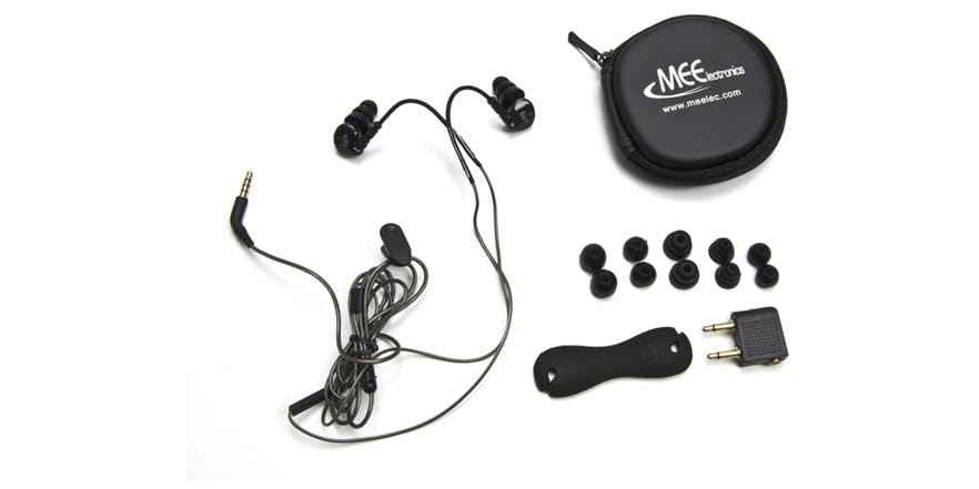 MEElectronics M6P Sound Isolating Sports Headphones w/ Mic & Remote