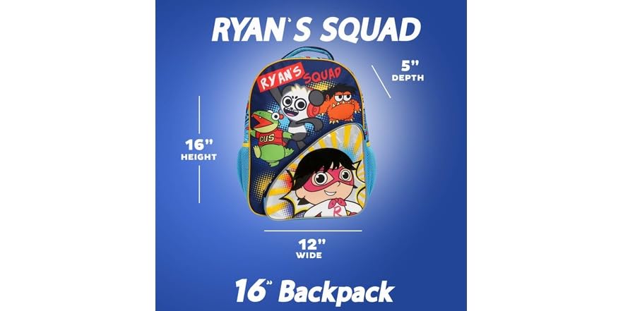 Ryan's World 16" Backpack