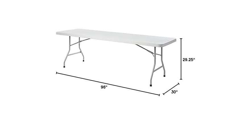 8' Folding Table for Indoor/Outdoor Use
