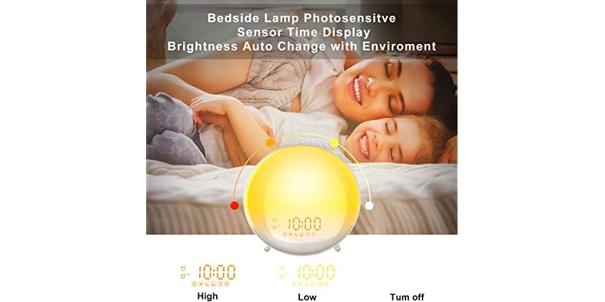XIRON Alarm Clock Wake Up Light
