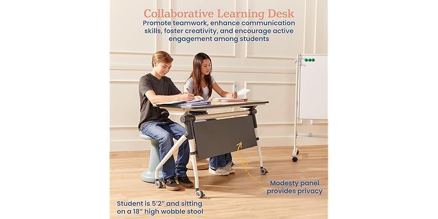ECR4Kids Double Nesting Mobile Desk