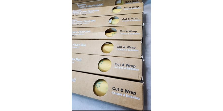 12 Pack Beeswax Organic Cotton Food Roll