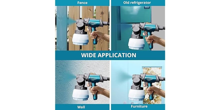 TILSWALL SHARK800 800W Paint Sprayer Blue