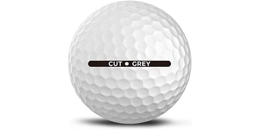Cut Golf Cut Grey Golf Balls