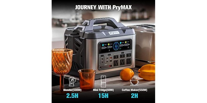 PRYMAX Portable Power Station 1200W