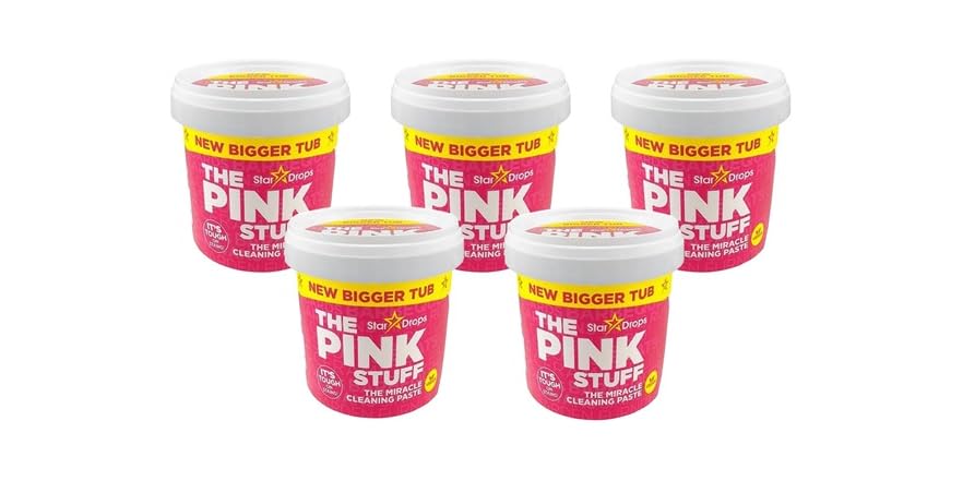 (5-Pack) The Pink Stuff Cleaning Paste, 30 oz.