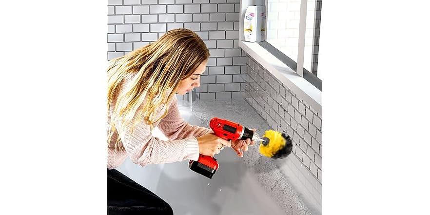 SCRUBIT Drill Brush Attachment Set