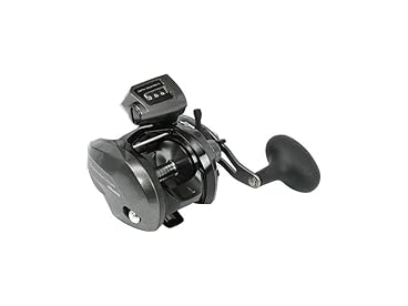 Okuma Convector Low Profile Line Counter Graphite Frame Trolling Reel