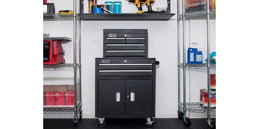 Trinity 26 in. 6-Drawer Tool Chest, Black