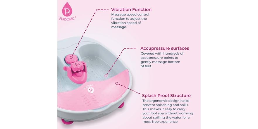 Pure Sonic Foot Spa w/ Foot Salt
