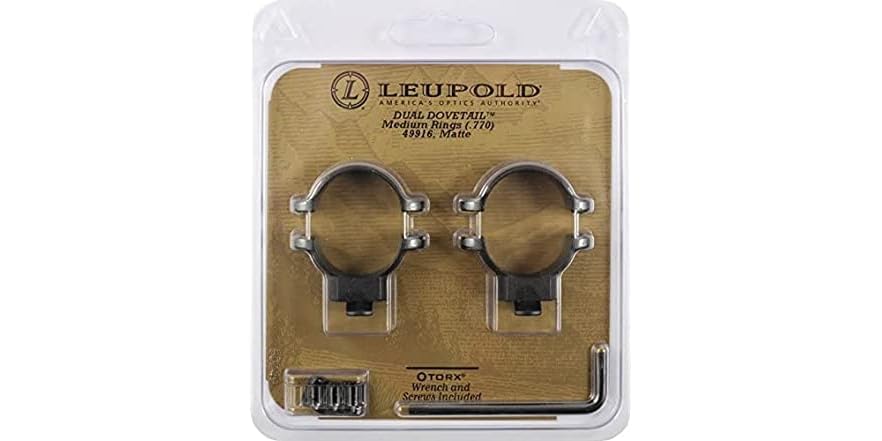 Leupold Dual Dovetail DD Rings