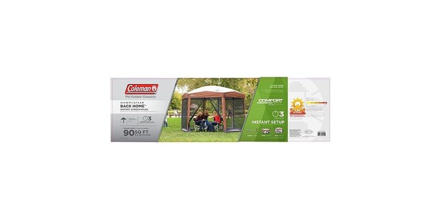 Coleman Screened Canopy Tent Instant Setup