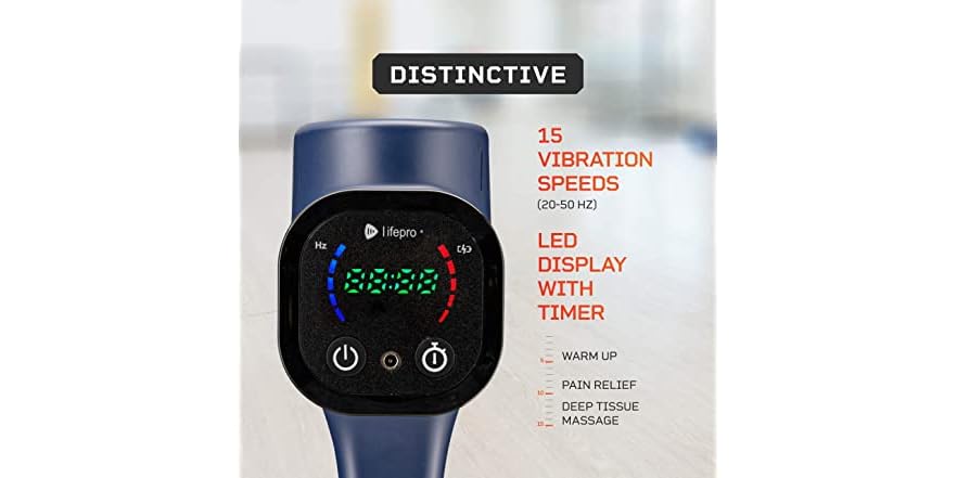 LifePro Sonic Pro Percussion Massage Gun