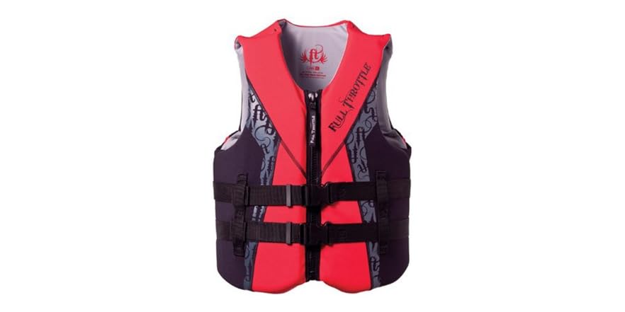 Adult Flex-Back Watersport Vest - Red