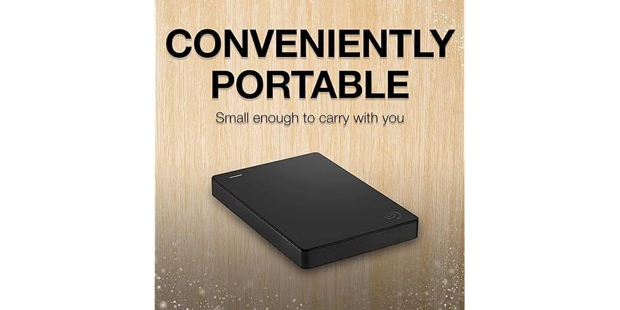 Seagate Portable Drive, 1TB External HDD