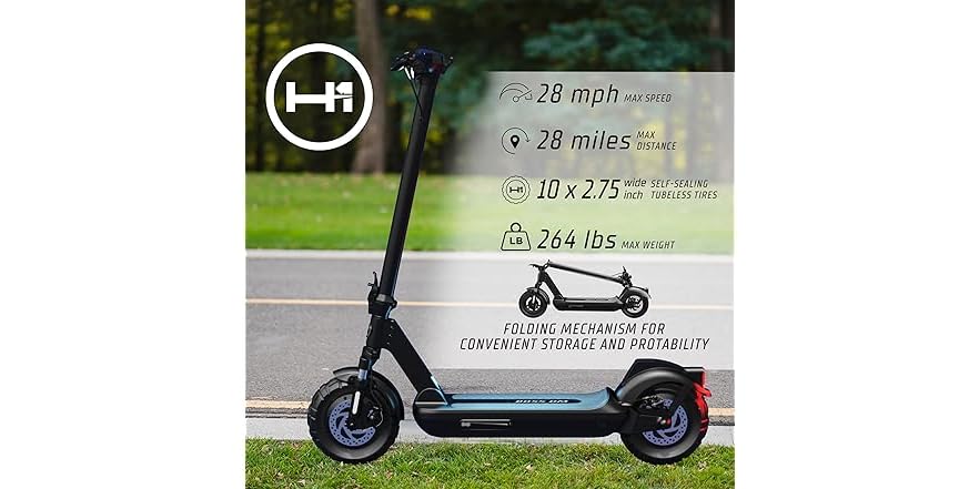 H-1 Pro Series Boss R800 Foldable E-Scooter