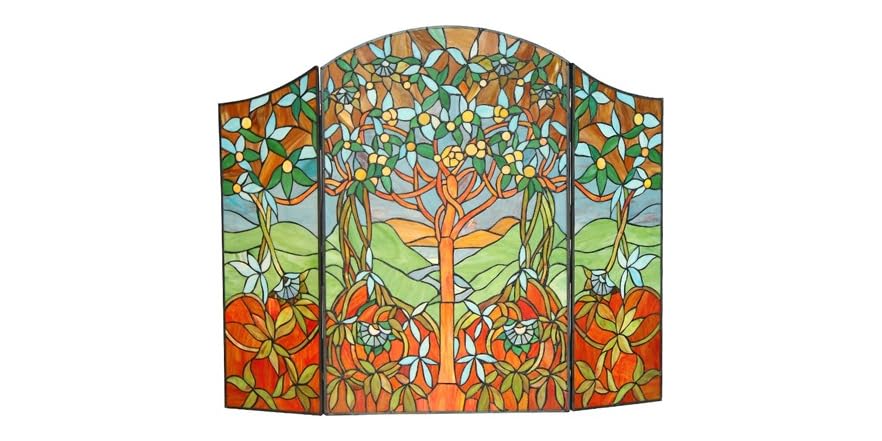 Tree of Life Fireplace Screen