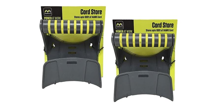 Masterplug Extension Cord Wall Mount (2-Pack)