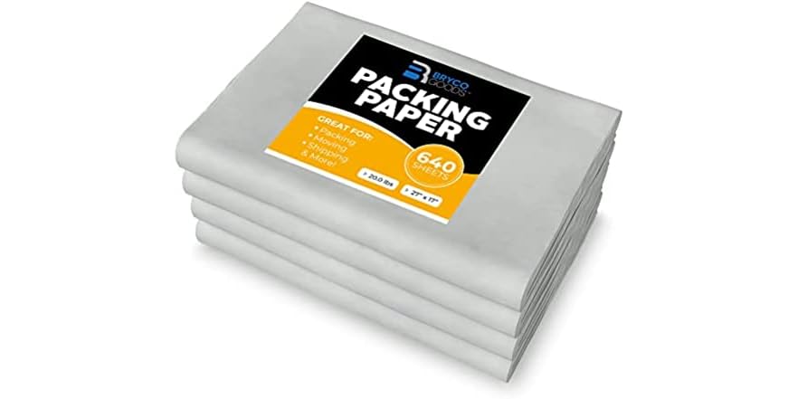 Bryco Goods Moving Packing Paper Sheets