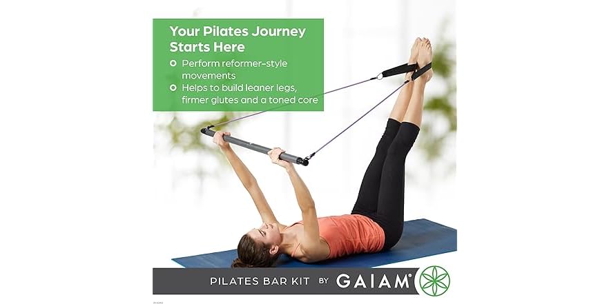 Gaiam Restore Pilates Bar Reformer Kit