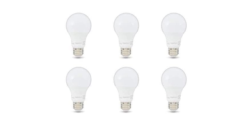 60W White Non Dimmable LED Bulb (6 Pack or 24 Pack)
