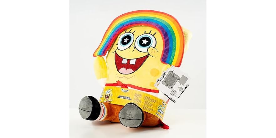 Spongebob Squarepants Rainbow HUGME 16IN Plush