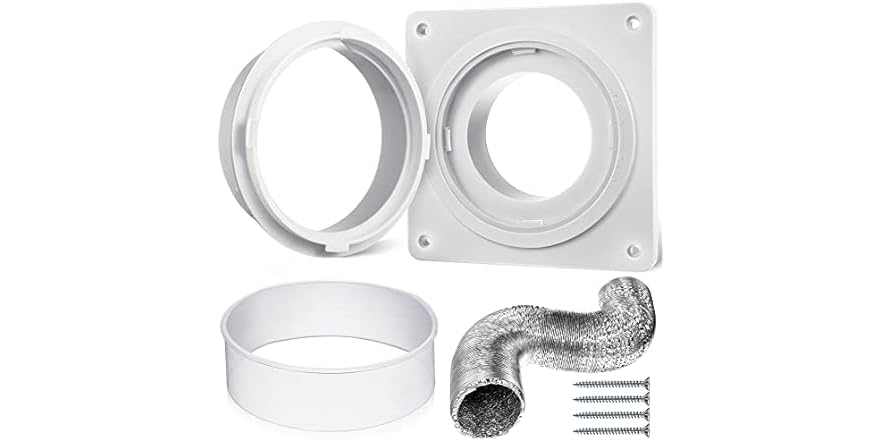 Dryer Vent Wall Plate Adapter And Hose