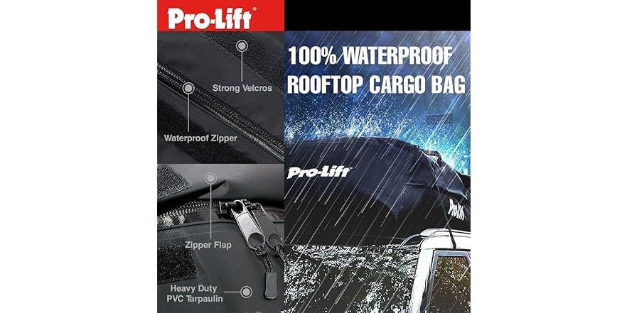 Pro-Lift A-0315 Rooftop Cargo Carrier - Waterproof