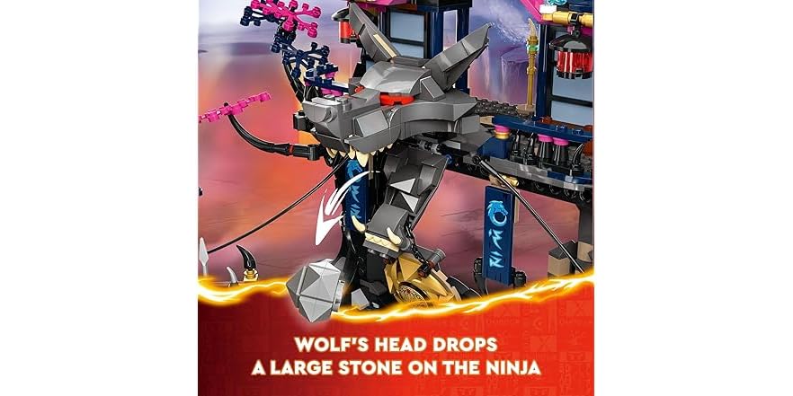 LEGO NINJAGO Wolf Mask Shadow Dojo Building Toy