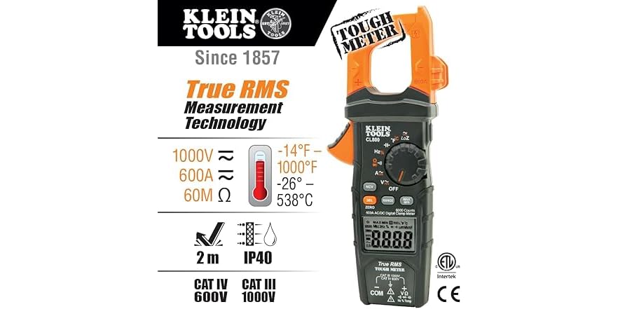 Klein Tools CL800 Digital Clamp Meter