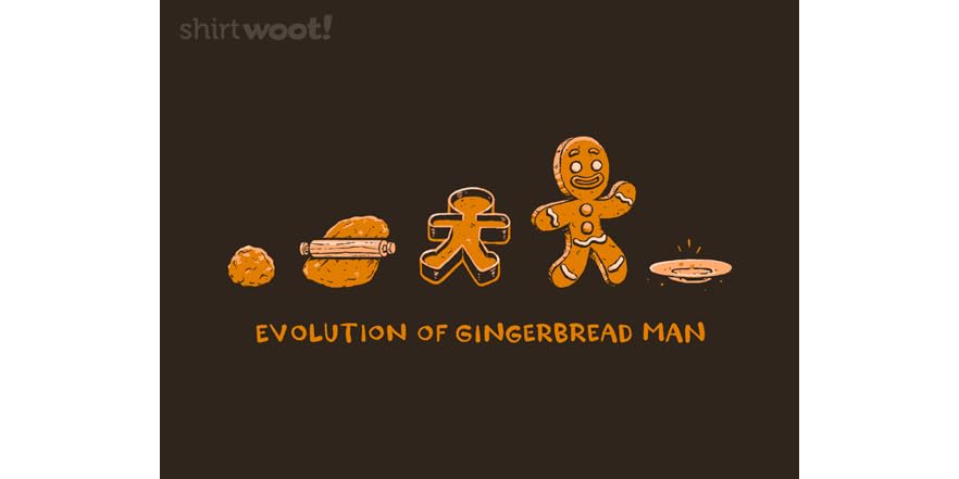 Evolution of (Gingerbread) Man