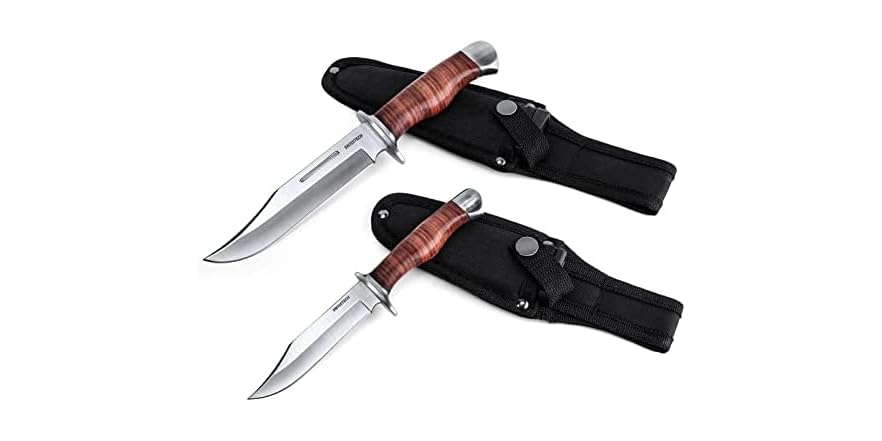Swiss+Tech Fixed Blade Knife, 2PC Bowie Knife