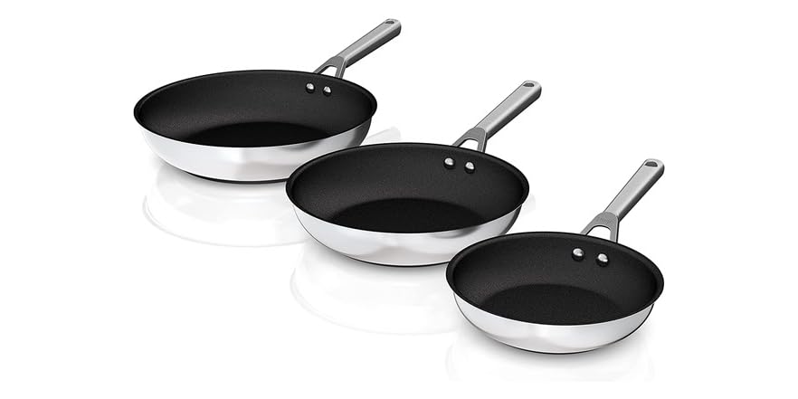 Ninja Foodi NeverStick 8", 10.25" & 12" Fry Pans