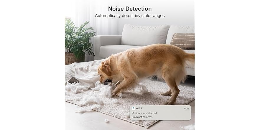 WUUK 4MP Indoor Pan Tilt Security Camera