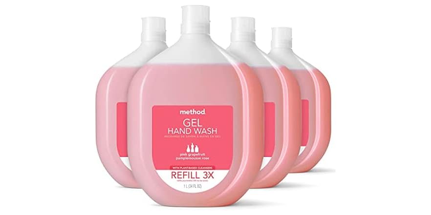 Method Method Gel Hand Soap Refill, Pink Grapef