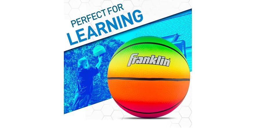 Franklin Kids' Rainbow Mini-Basketball