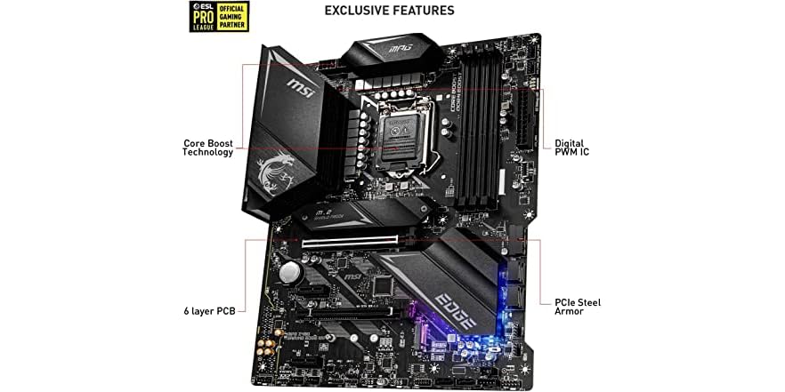 MSI MPG Z490 Gaming Edge WIFI Motherboard
