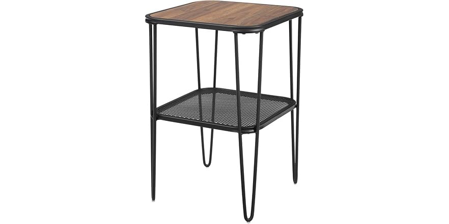 16" Midcentury Hairpin Leg Side Table