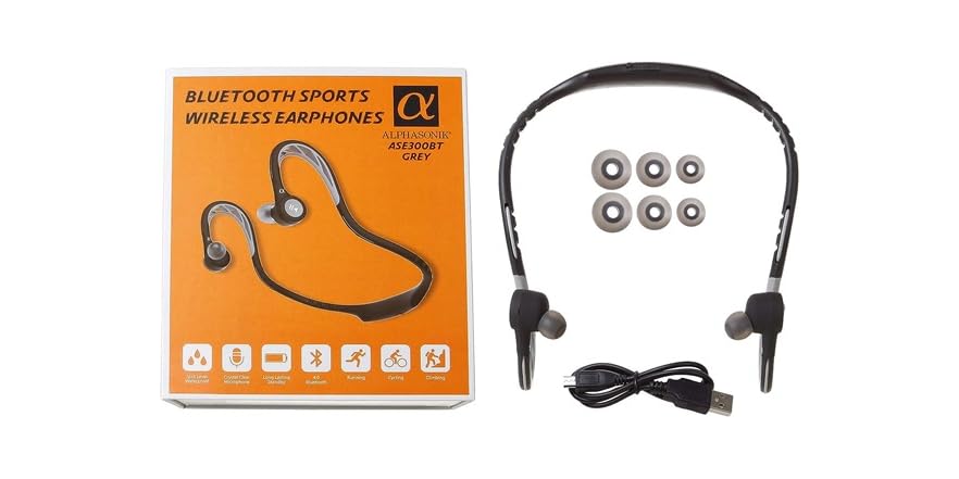 Alphasonik ASE300BT Bluetooth Headphones