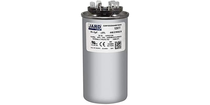Mars Motor Dual Run Capacitor Round 35 + 3