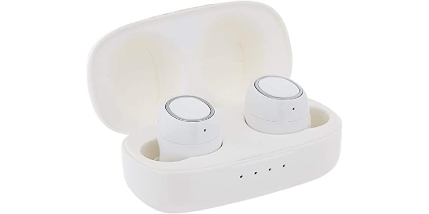 AmazonBasics Ultra-Light True Wireless Bluetooth Earbuds