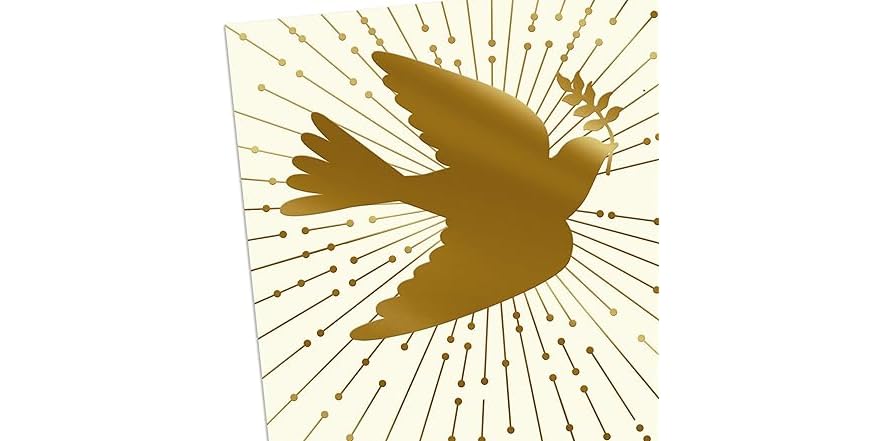 Hallmark Gold Cards Dove 6ct
