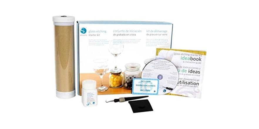 Silhouette Glass Etching Starter Kit