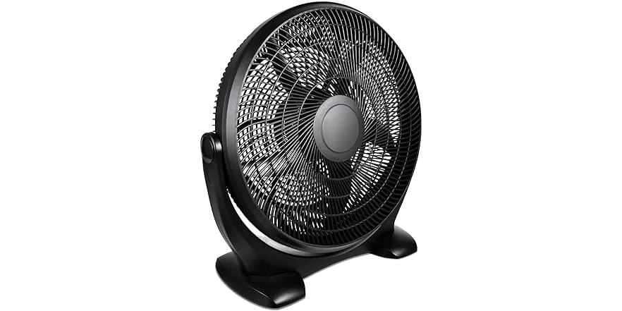 Simple Deluxe 14" 3-Speed Plastic Floor Fan