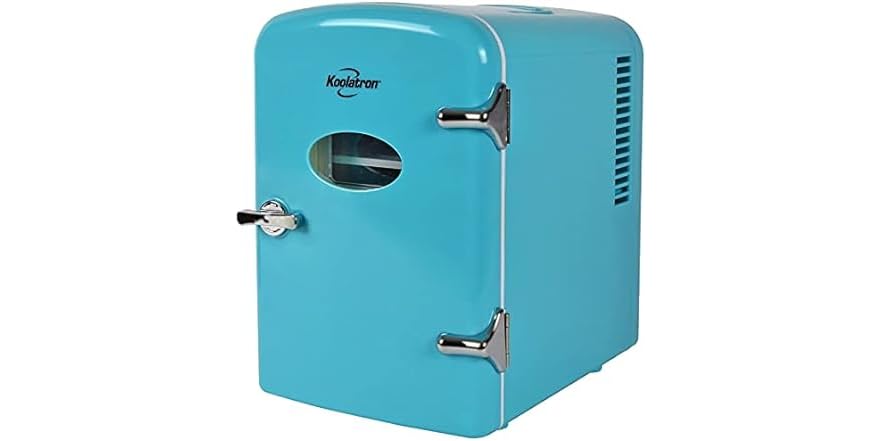 Koolatron retro Mini Portable Fridge, 4L