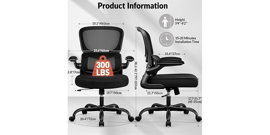 Bestfair W0893 2202 Office Chair Black