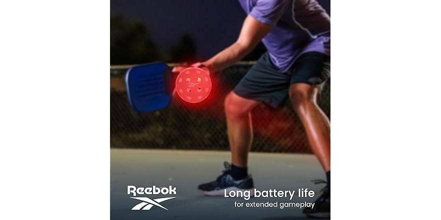 Reebok - LED Pickleball 40 Hole (6-Piece)
